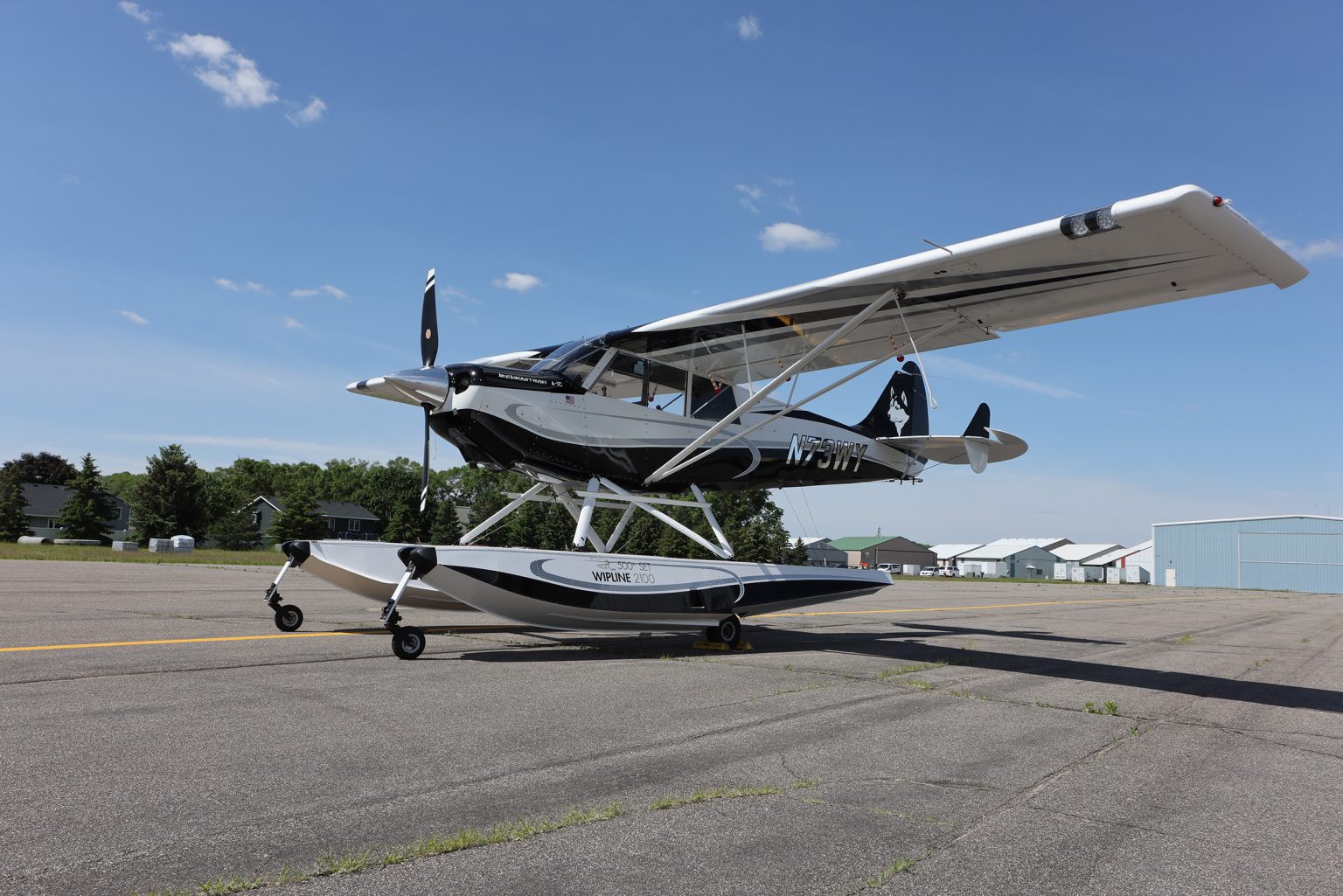 SOLD -2021 Amphibious Aviat Husky A-1C-180 | Wipaire : Wipaire